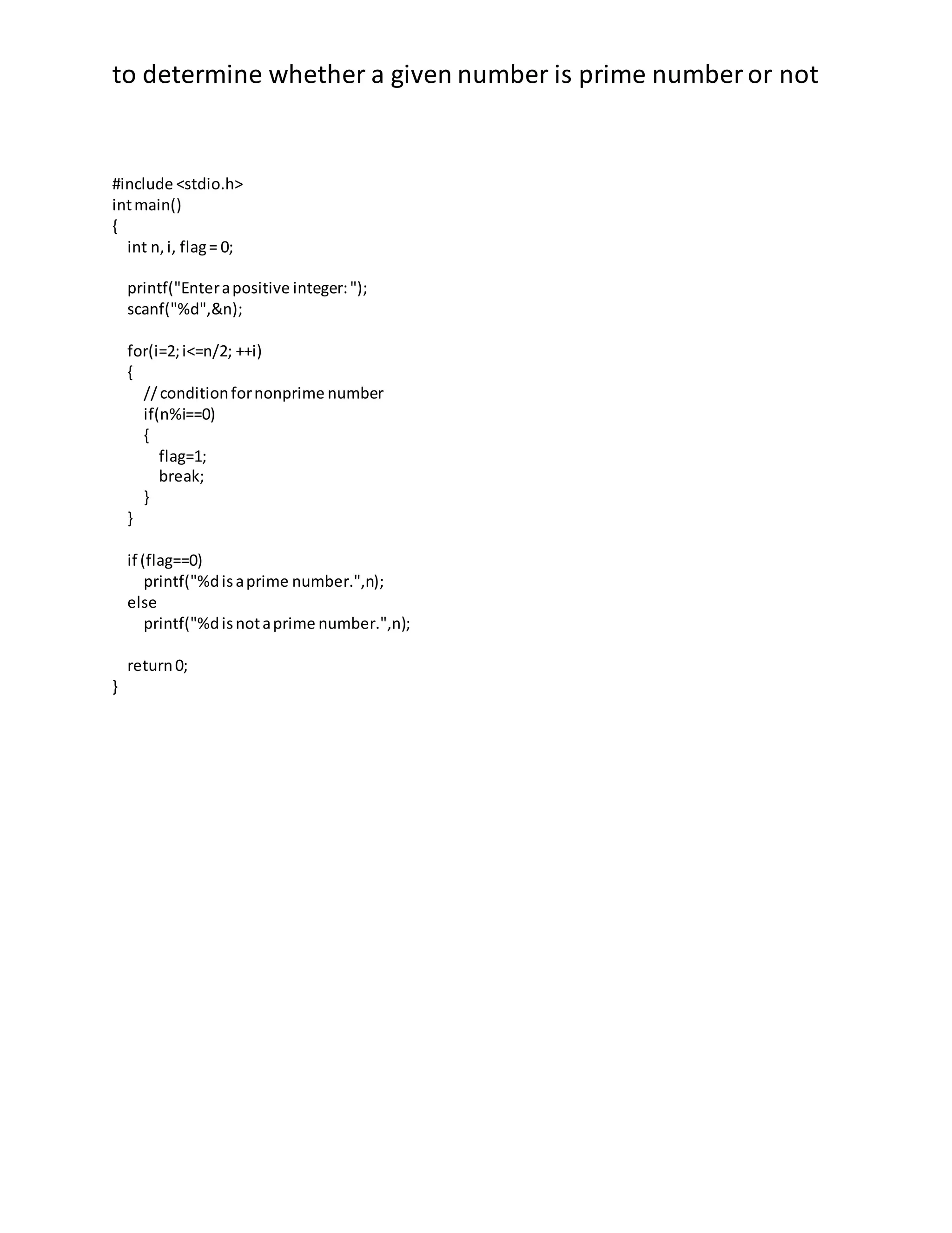 C language program | DOCX