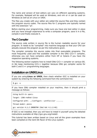C language programming (description in simple words) | PDF