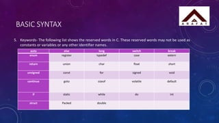 C language updated | PPT