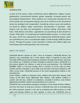 ChildLine Barmer Annual report 2013 - 14 | PDF