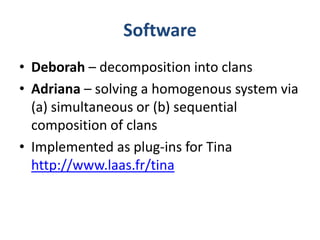 Clans of linear systems | PPT