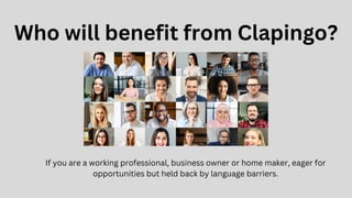Clapingo - Speak English Fearlessly | PDF