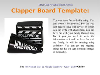 Clapper board and different types of things regarding it | PPT