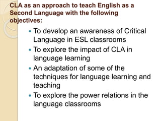 Critical Language Awareness | PPTX