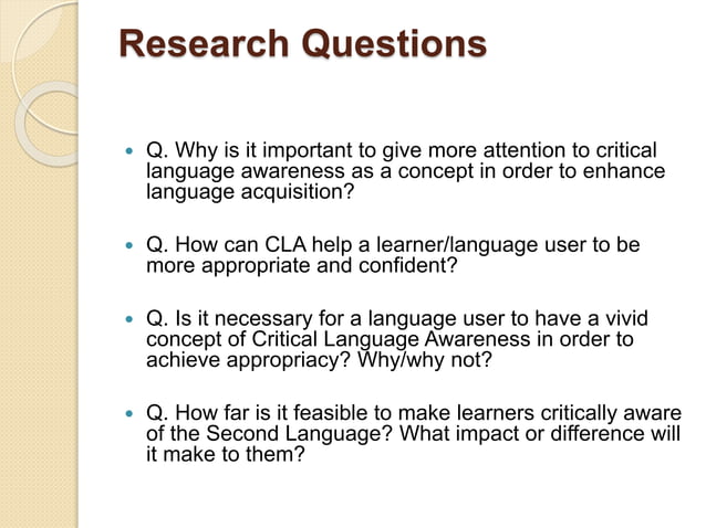 Critical Language Awareness | PPTX | Education