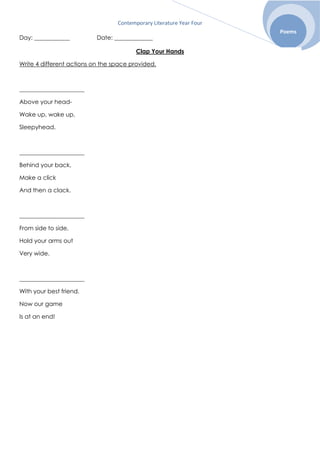 Clap your hands | DOCX