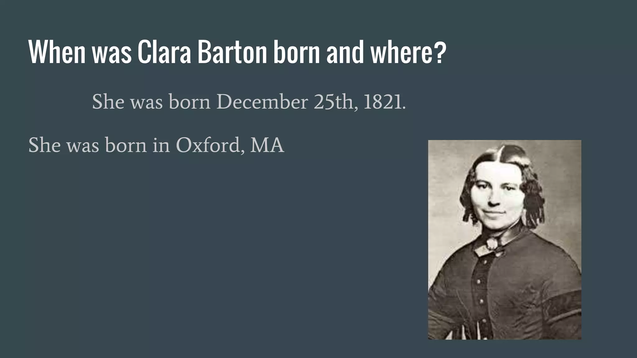 Clara Barton | PPTX