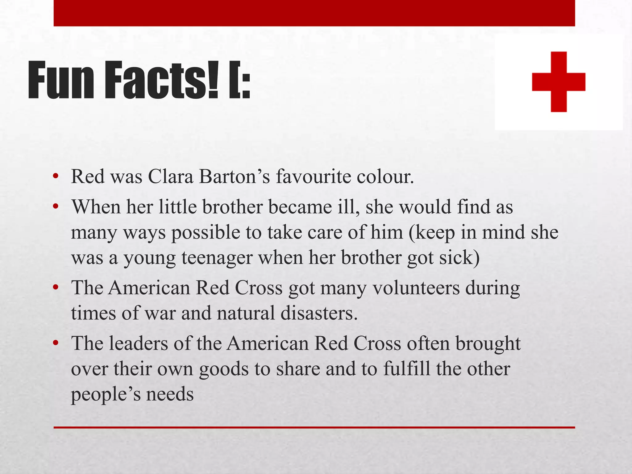 Clara Barton's Red Cross | PPT