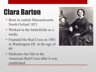 Clara Barton's Red Cross | PPT