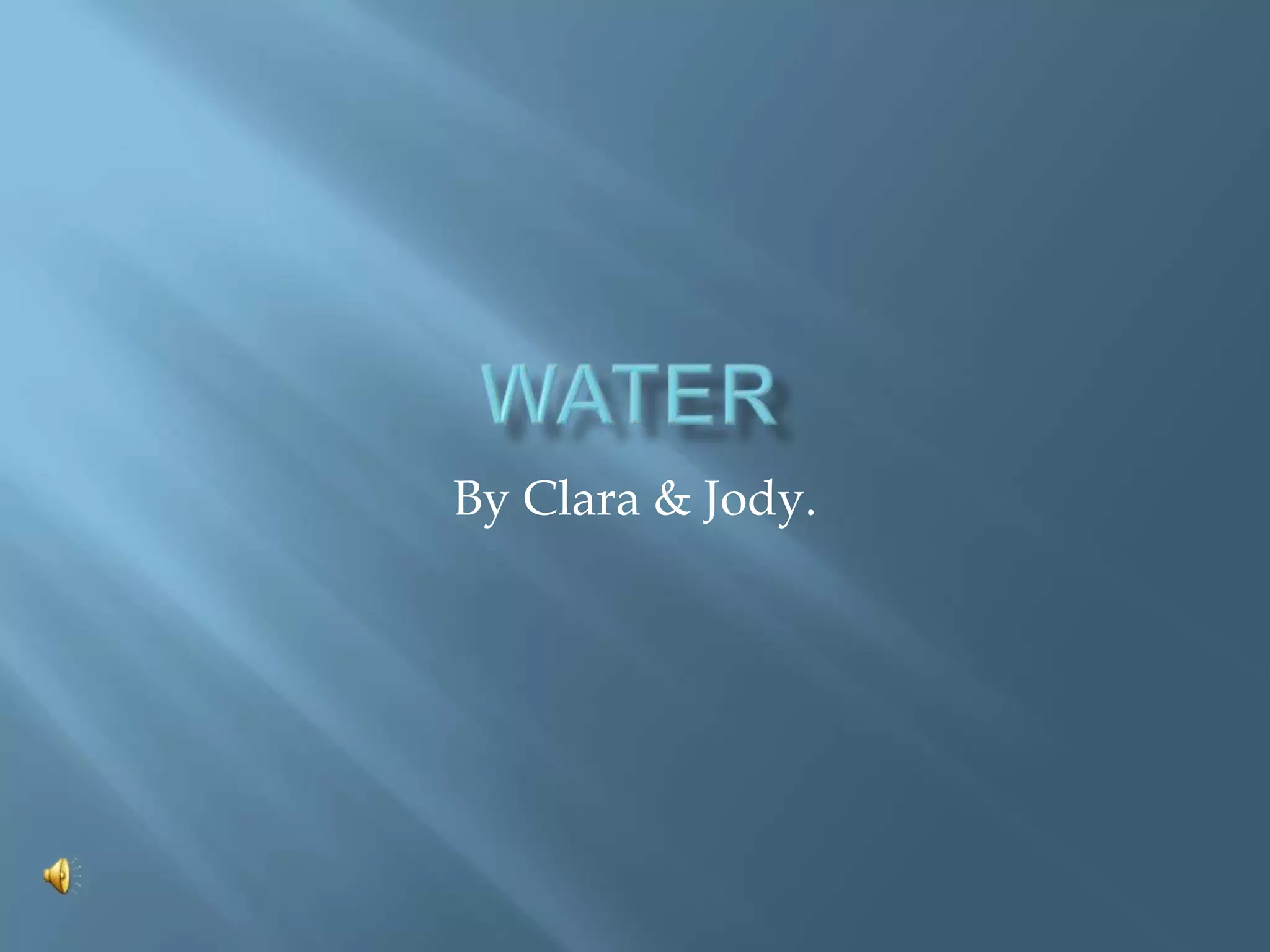 Clara en jody h2o for life | PPTX