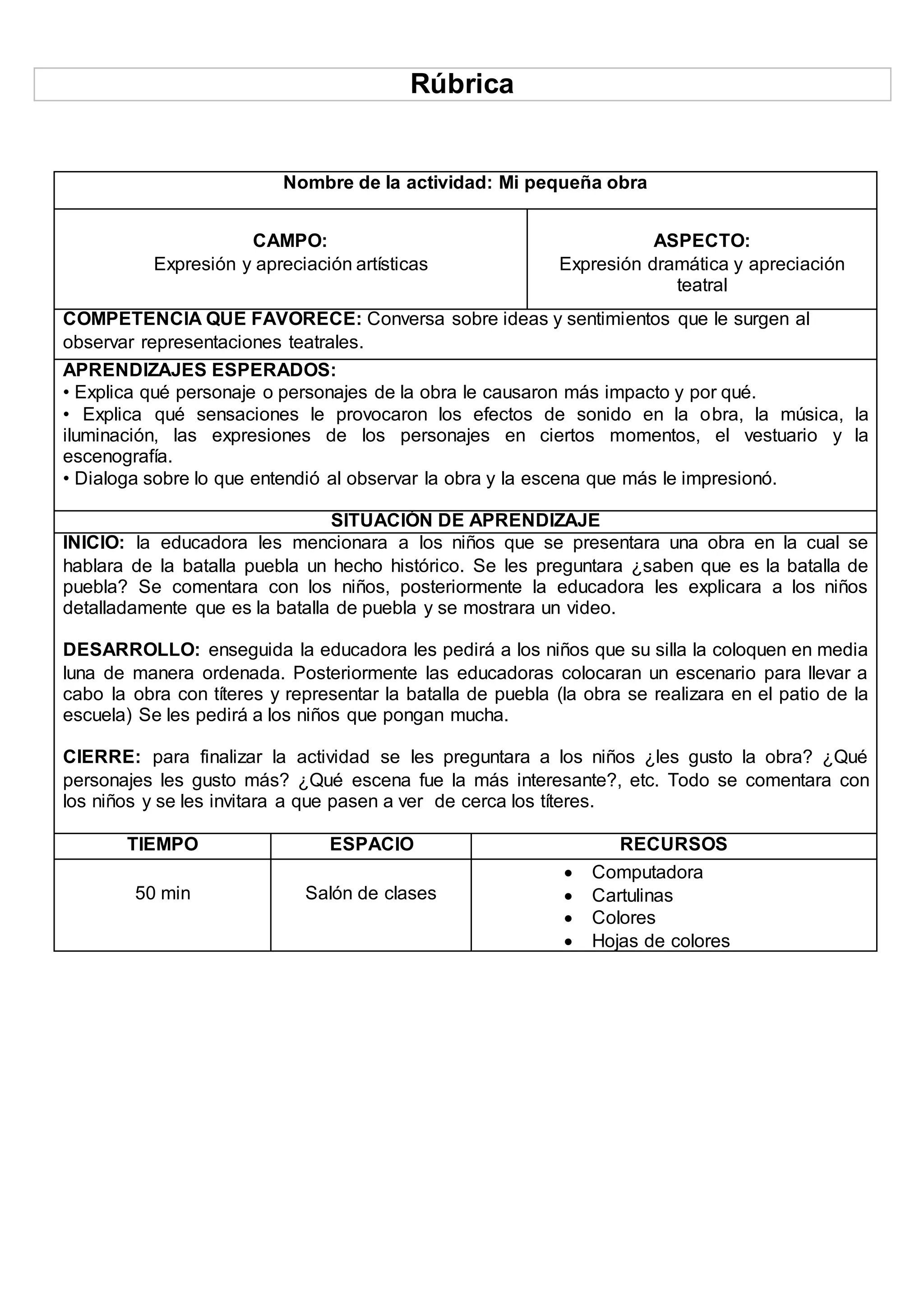 MI PEQUEÑA OBRA | DOCX