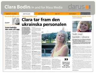 Clara Bodin in Mass Media | PDF | Public Radio | Talk Radio