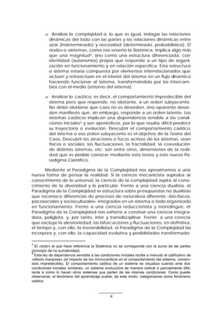 Clara romero pérez paradigma de la complejidad & modelos científicos | PDF