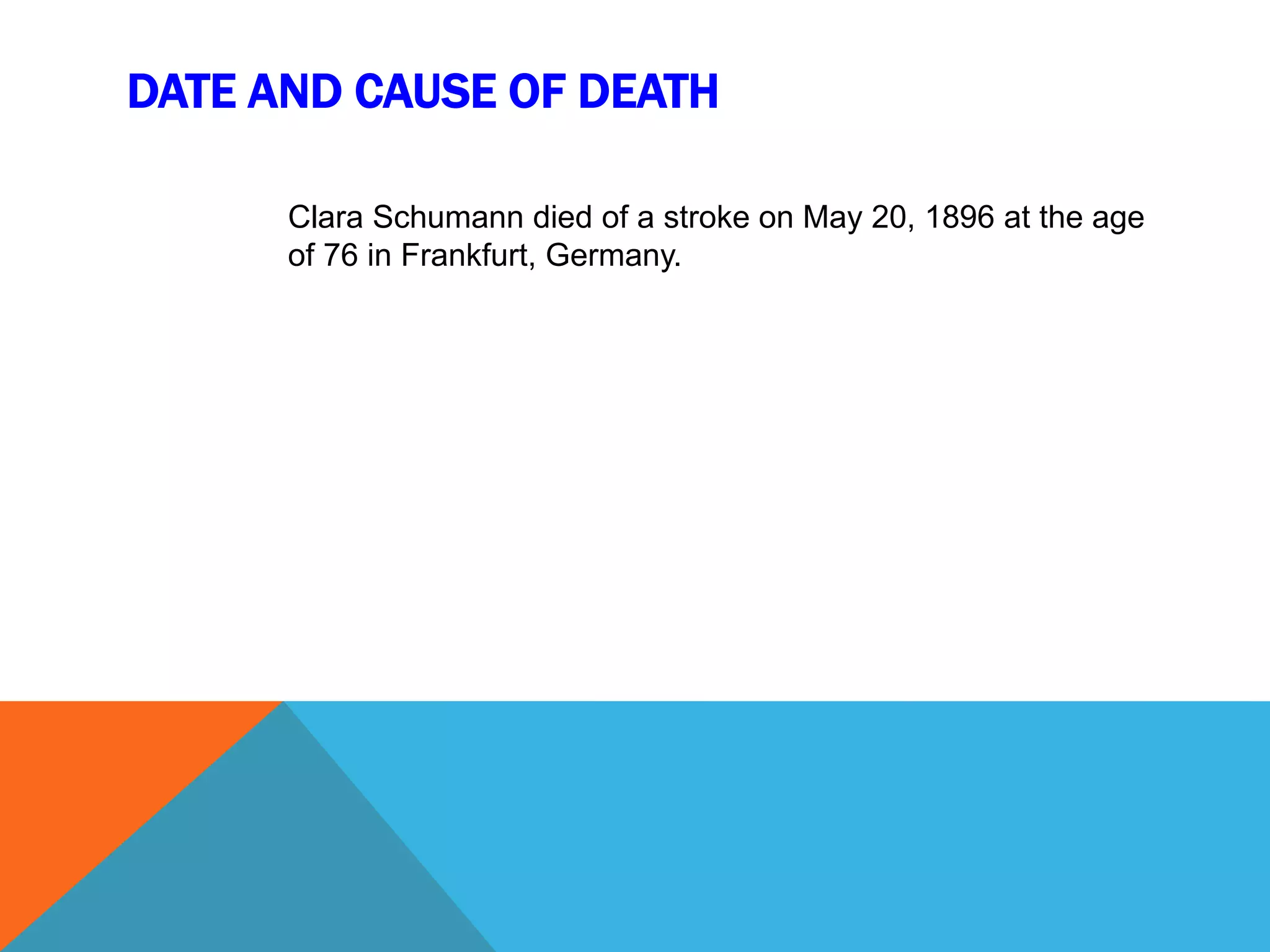 Clara Schumann by KM | PPTX