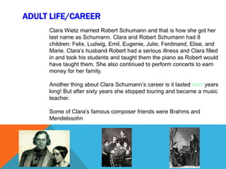 Clara Schumann by KM | PPTX