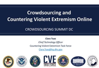 Crowdsourcing to Counter Violent Extremism and Online Radicalization | PPTX