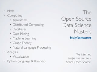 Clare Corthell: Learning Data Science Online | PPT