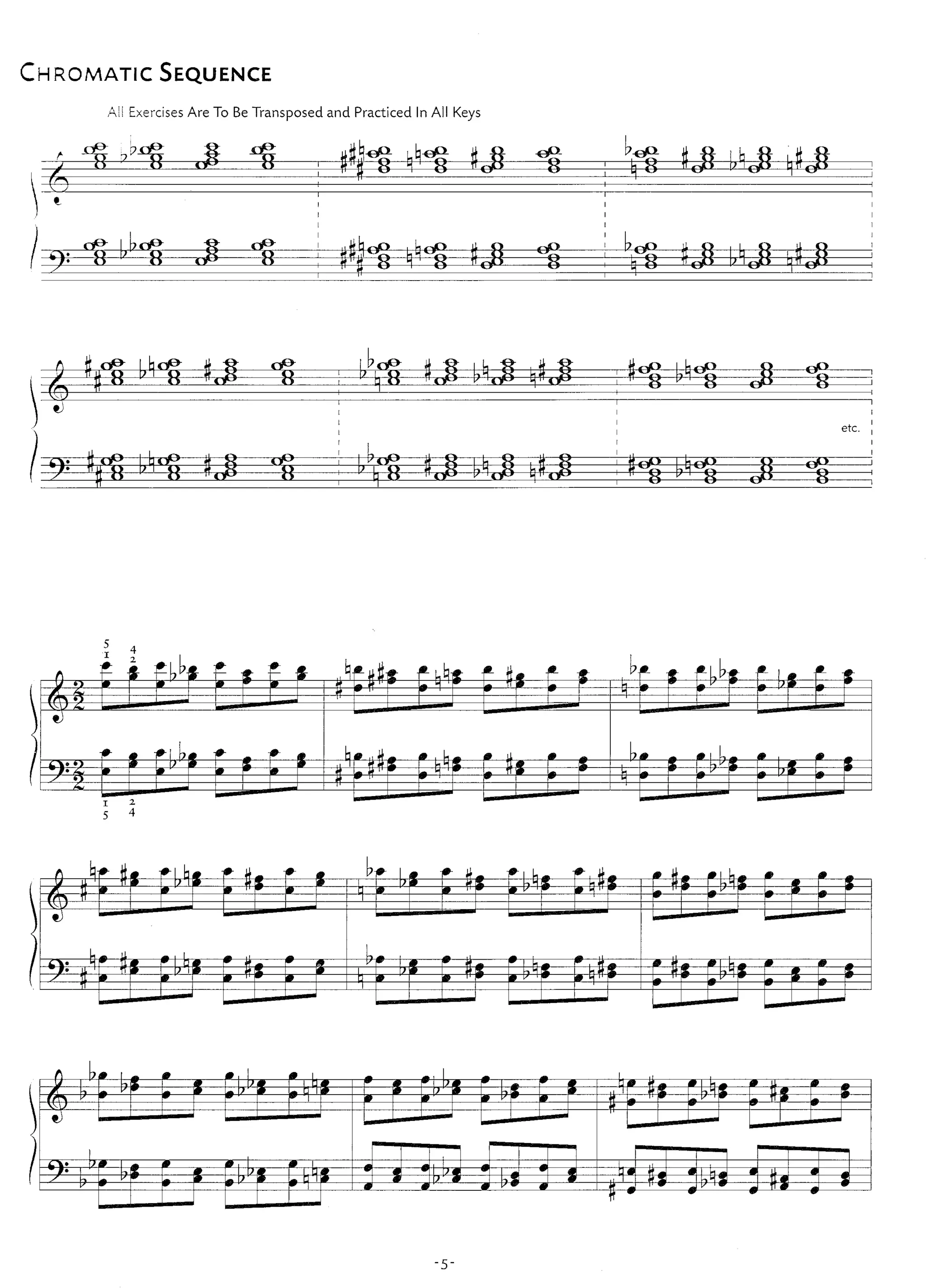 Clare fischer harmonic exercises for piano | PDF