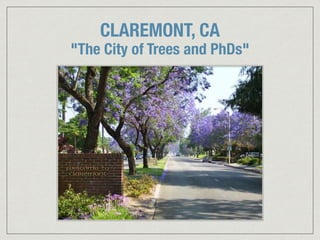 Claremont presentation | PPT