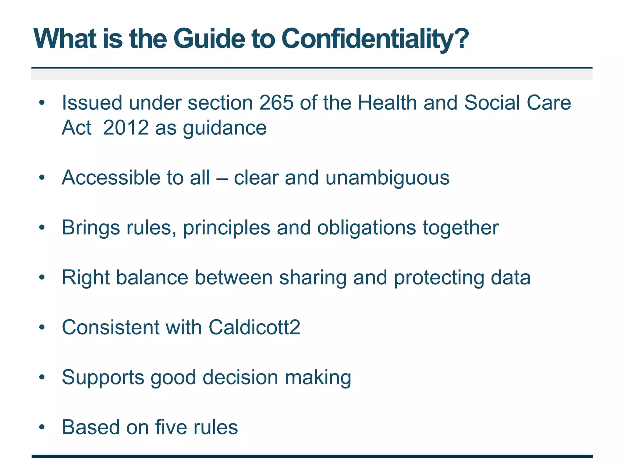 Treating Confidential Information with Respect: A Guide to ...
