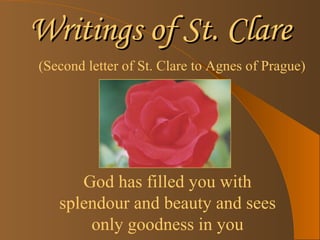 Clare's writings | PPS