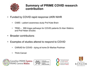 Clare Wilkinson - PRIME Annual Meeting 2020 | PPT