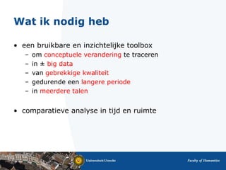 Keynote: What do ordinary humanity scholars want from CLARIAH? | PPT