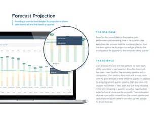 Clari's AI Applications for Sales | PDF