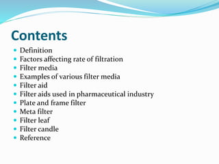 Clarificatin and filtration | PPT