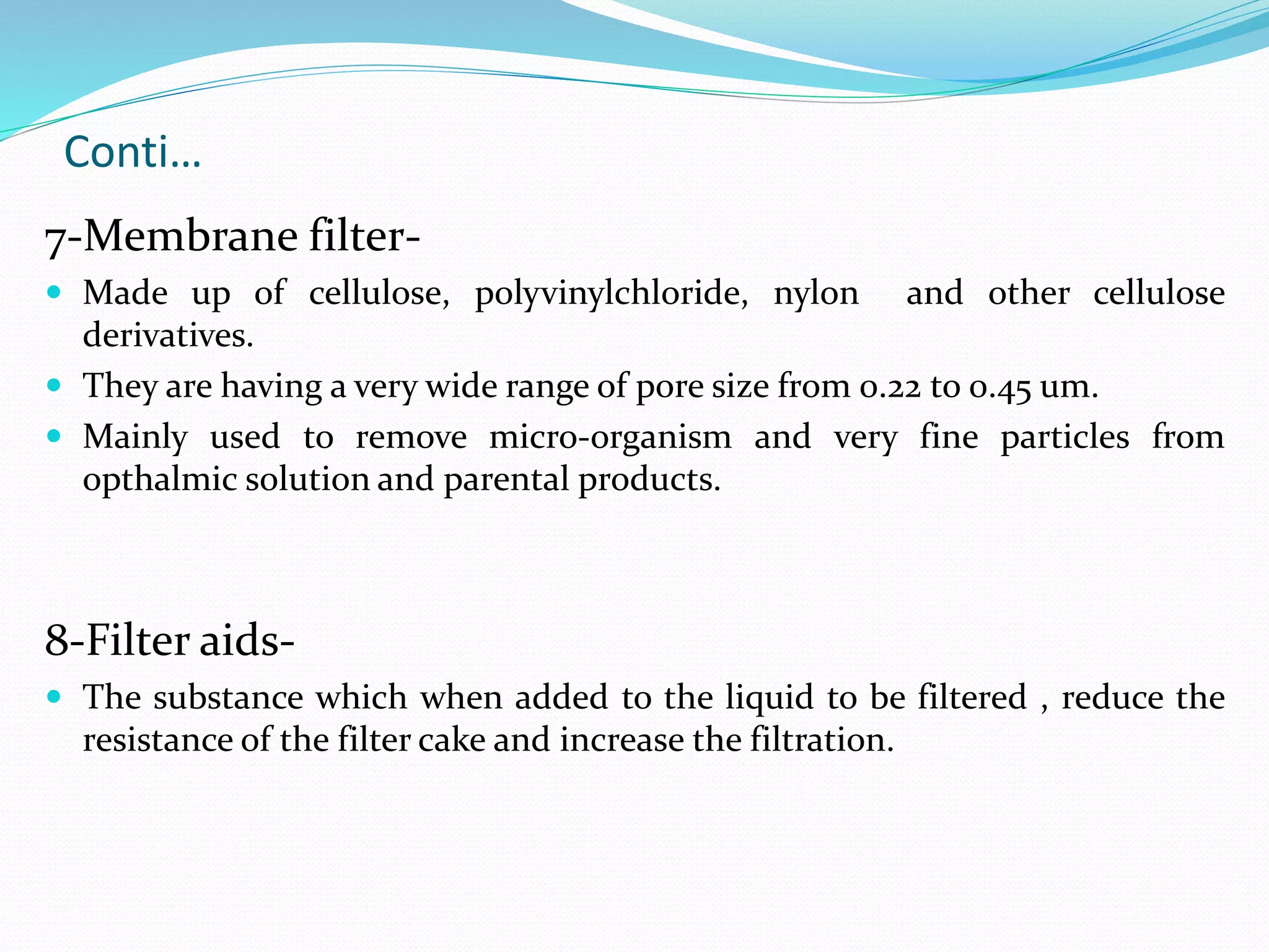 Clarification and filtration | PPTX