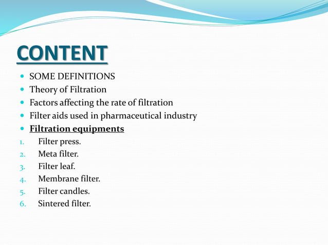 Clarification and filtration | PPTX | Chemistry | Science