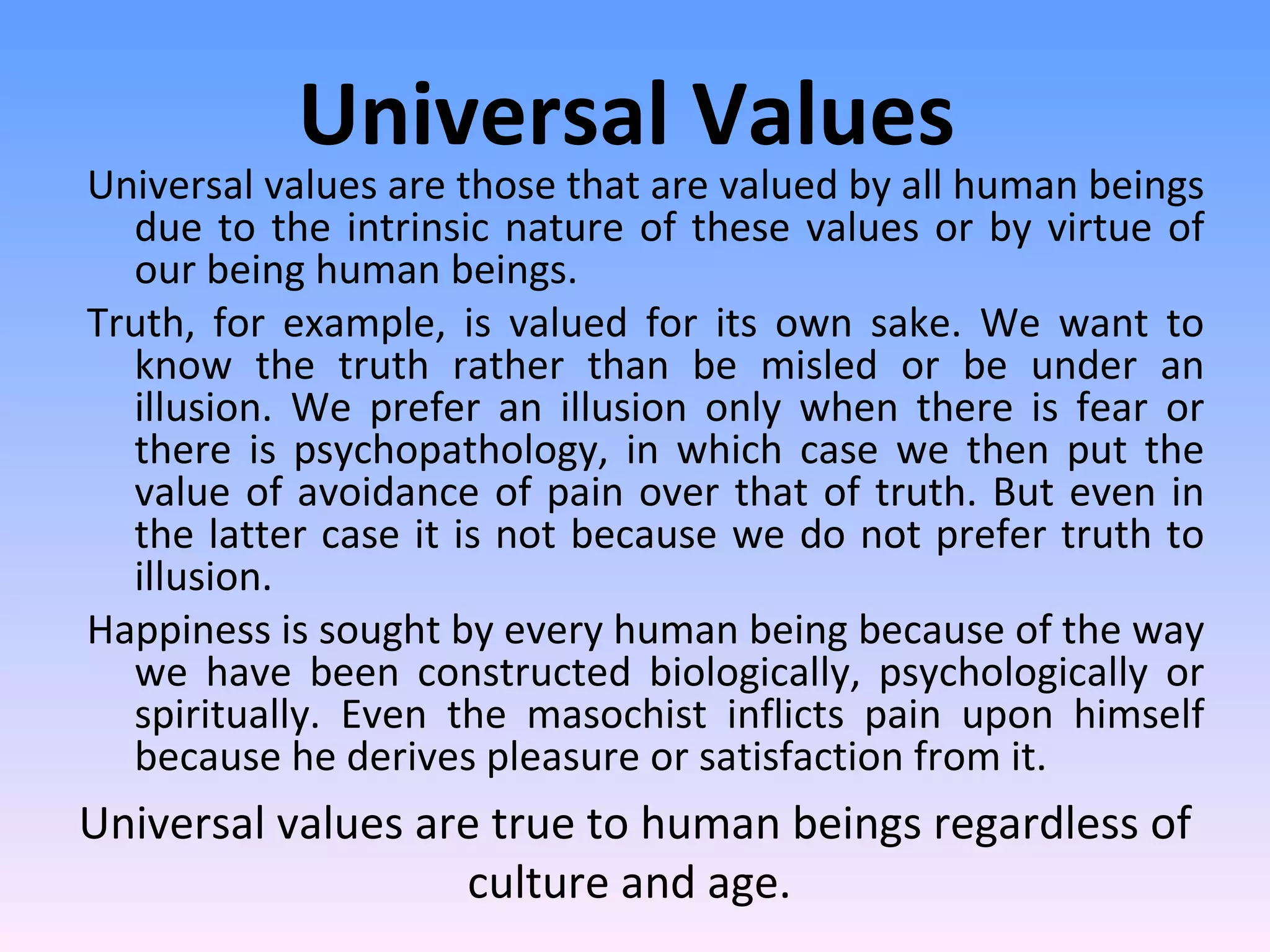 Clarification And Internalization Of Values | PPT