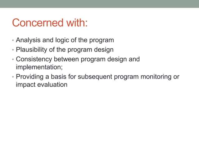Clarificative evaluation | PPTX