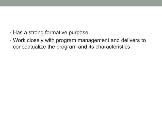 Clarificative evaluation | PPTX