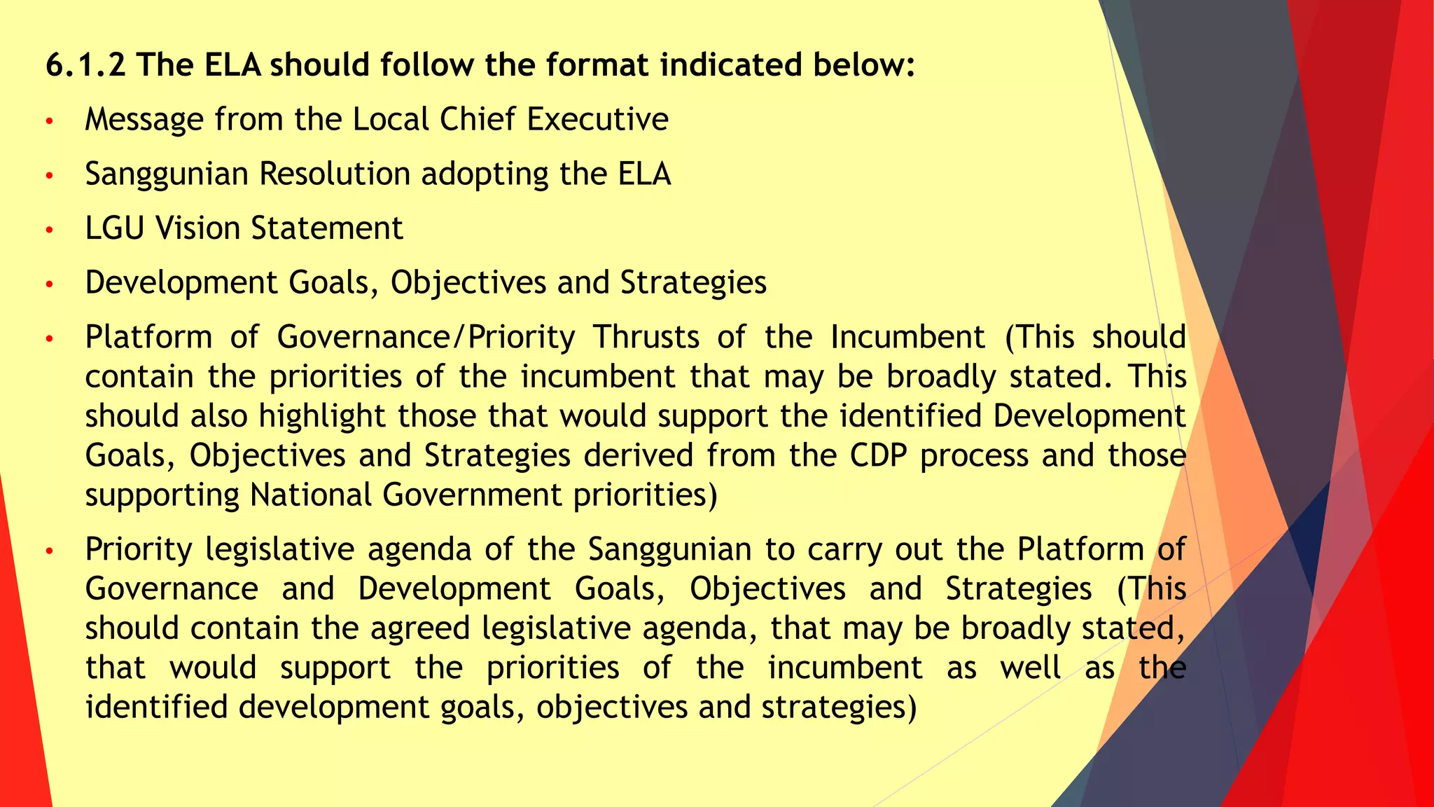 CLARIFICATORY GUIDELINES ON THE FORMULATION OF THE EXECUTIVE ...