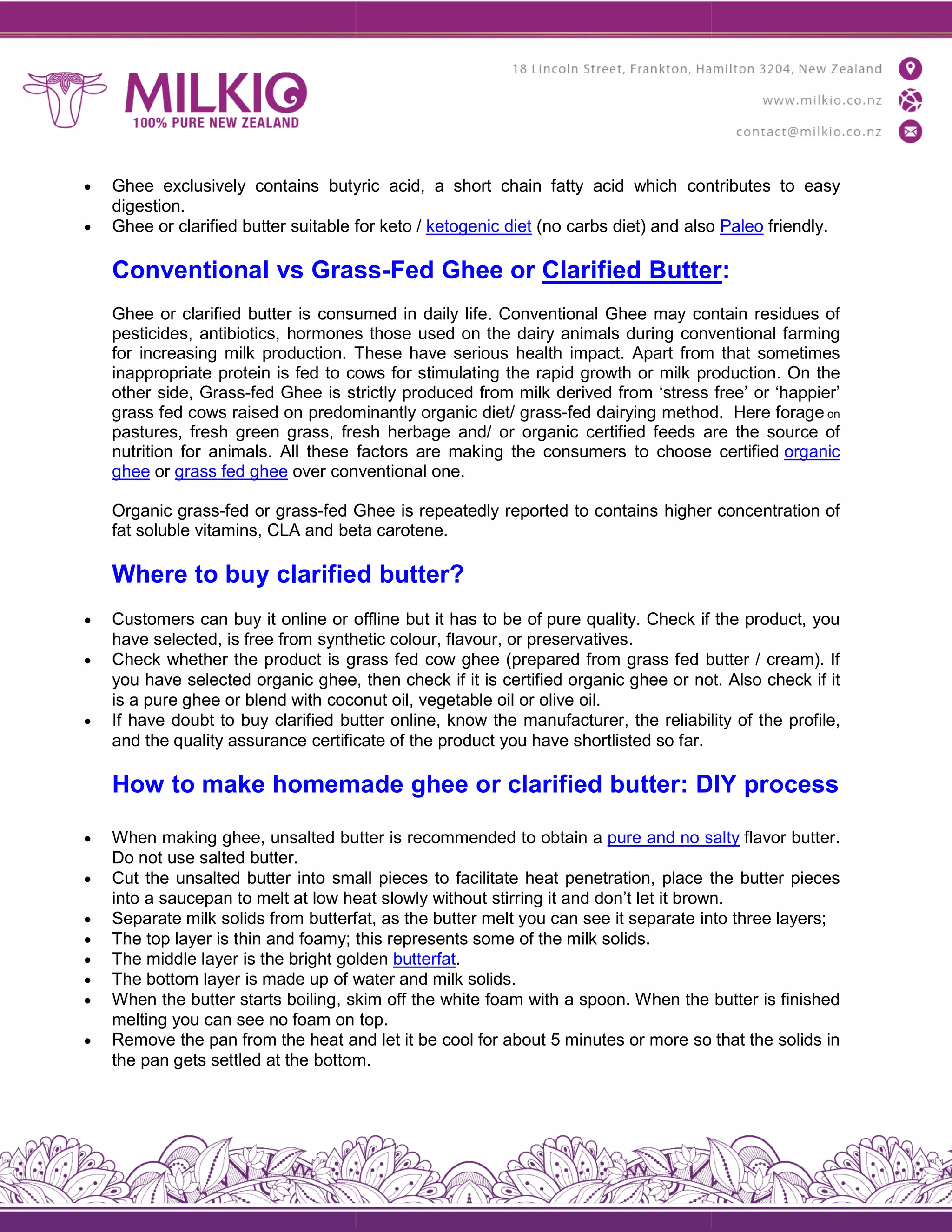Clarified butter | PDF