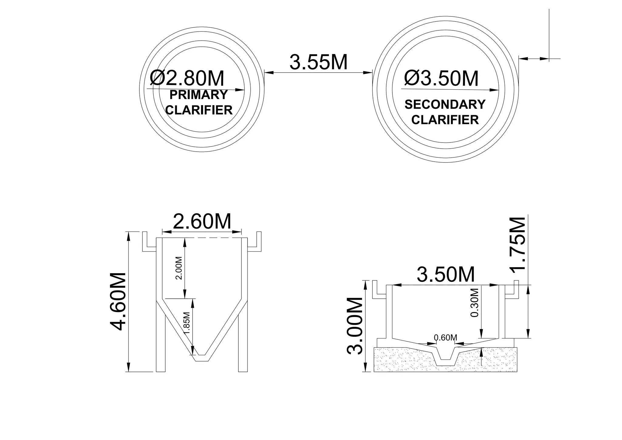 Clarifiers drawing | PDF