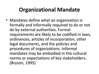 Clarifying and implementing organisational goal | PPT