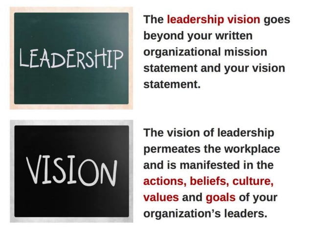 Clarifying Your Leadership Vision: It's Personal! | PPTX