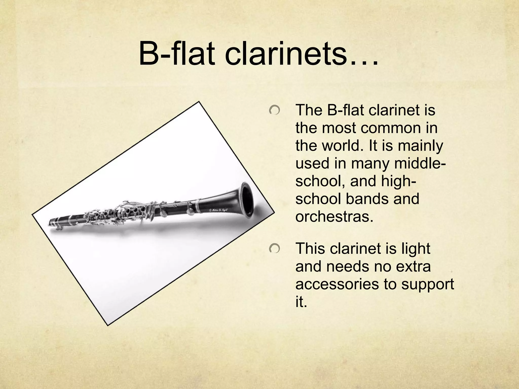 Clarinet family band_blk2 | PPT