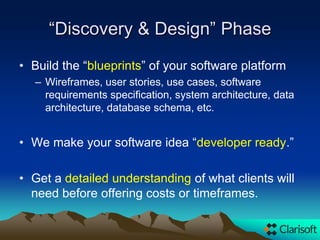 Clarisoft Software Development Process (Lunch & Learn Presentation) | PDF