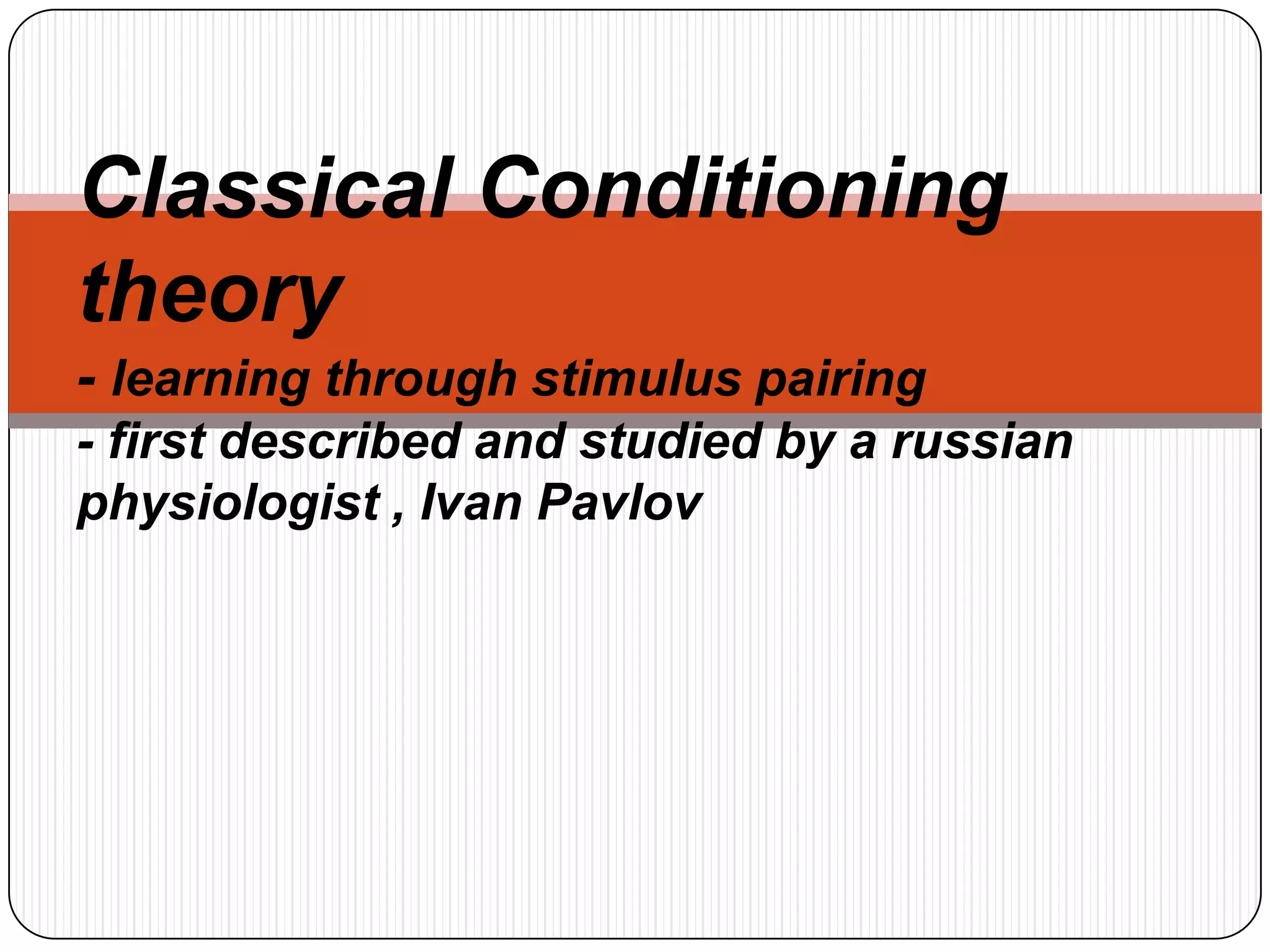 (behaviorism and social learning theory) | PPTX