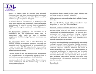 Clarithromycin for Injection Taj Pharma SmPC | PDF