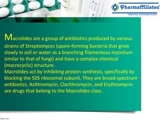 Clarithromycin impurities at pharmaffiliates | PPT