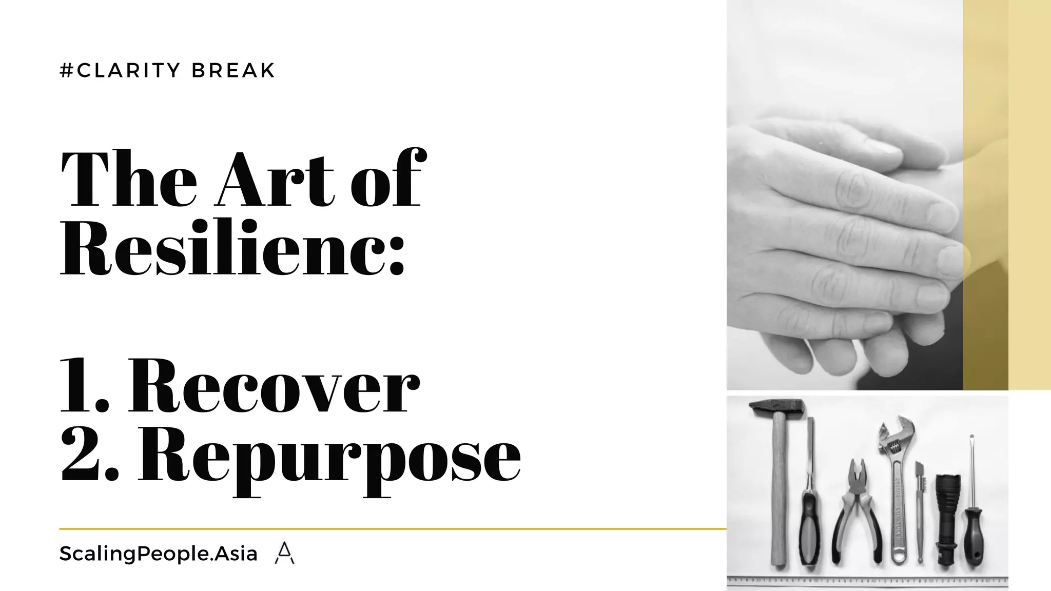The Art of Resilience: Recover & Repurpose | PPT