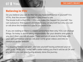 The 7 Steps to Clarity | PPT