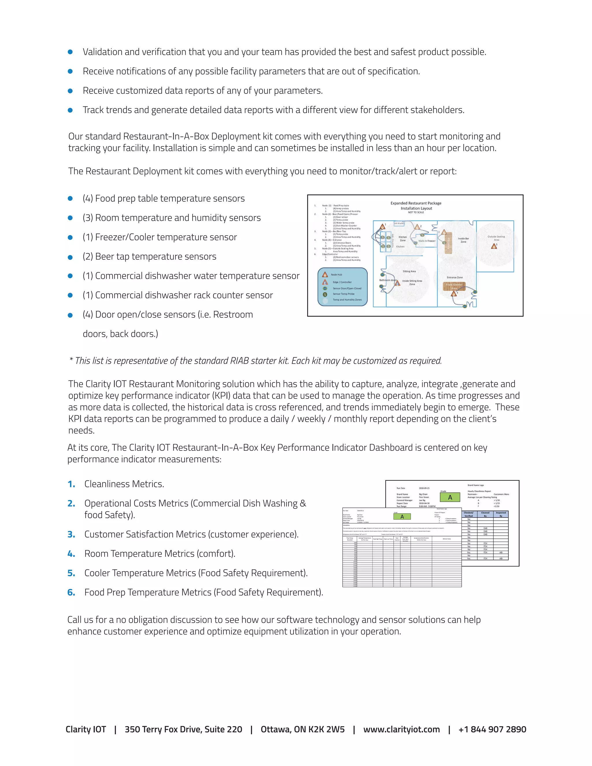 Clarity iot slick sheet | PDF