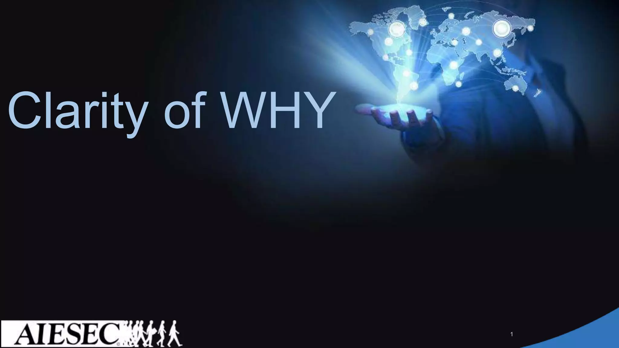 Clarity of why in AIESEC | PPTX