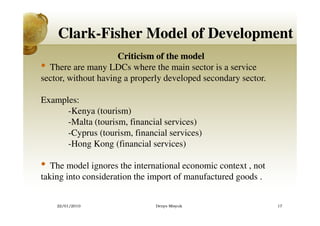 Clark And Fisher Model Of Developmentx | PDF