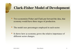 Clark And Fisher Model Of Developmentx | PDF